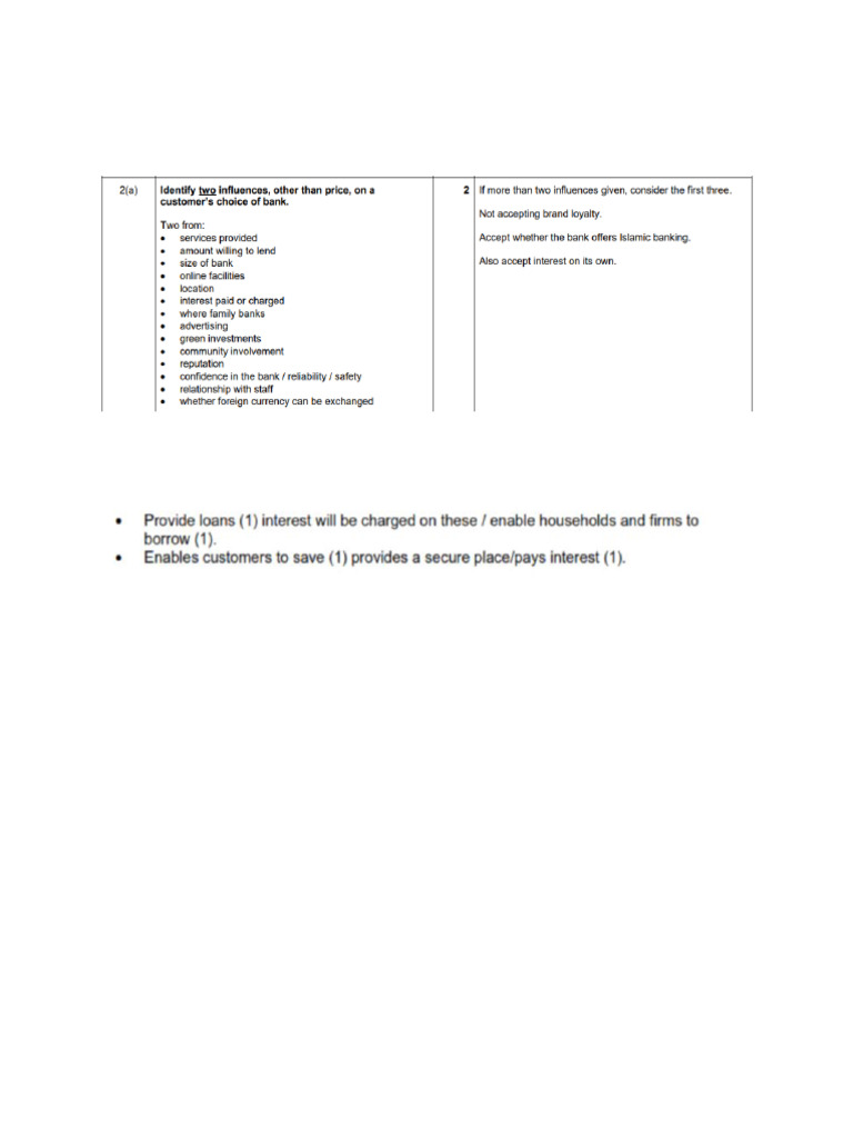 Review Sheet_marking Scheme (1) | PDF