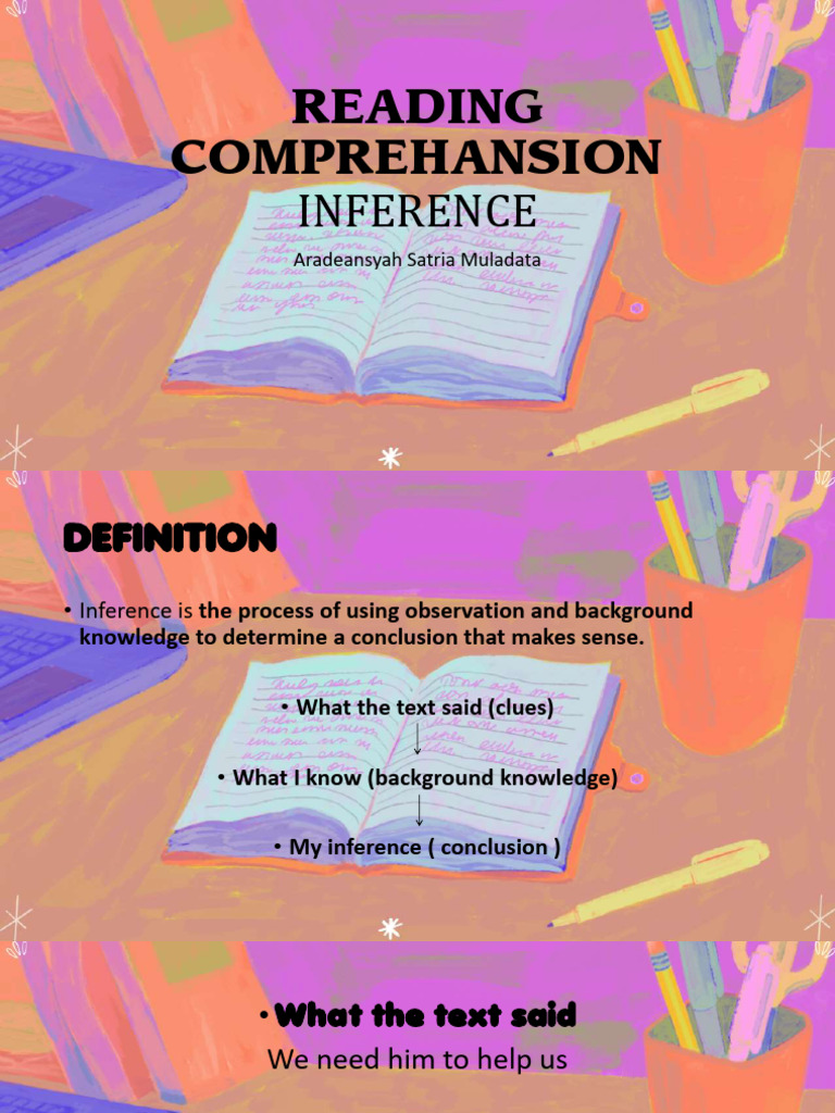 Reading Comprehension - Inference | PDF