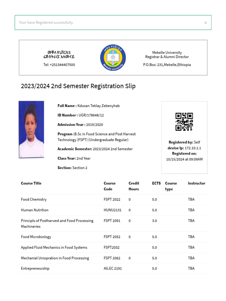 Mekelle University | PDF