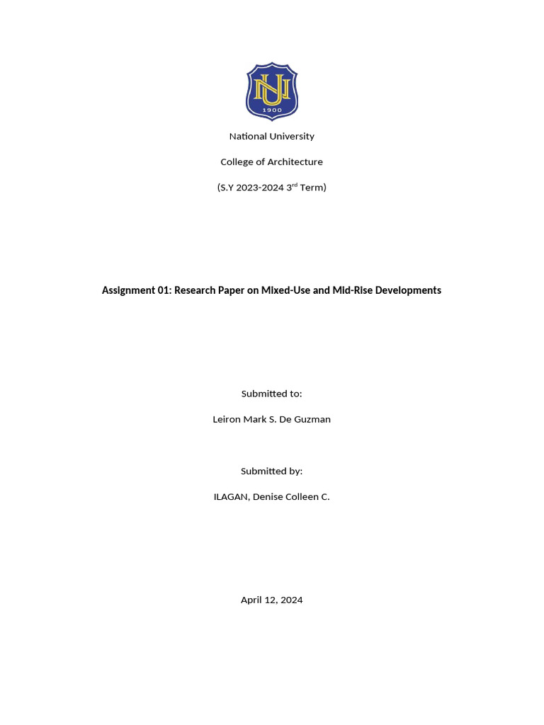 Mid Rise and Mixed-Use Case Study | PDF | Green Infrastructure | Green ...