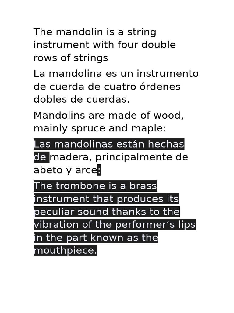Mandolin A | PDF