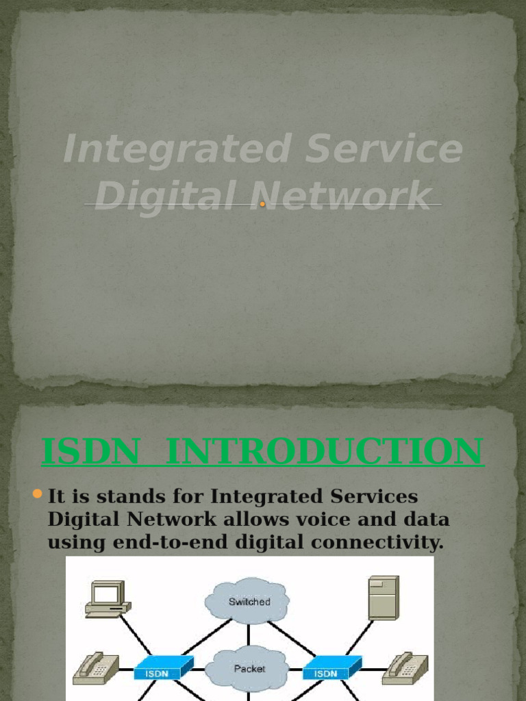 Isdn Final | PDF | Digital Subscriber Line | Computer Network