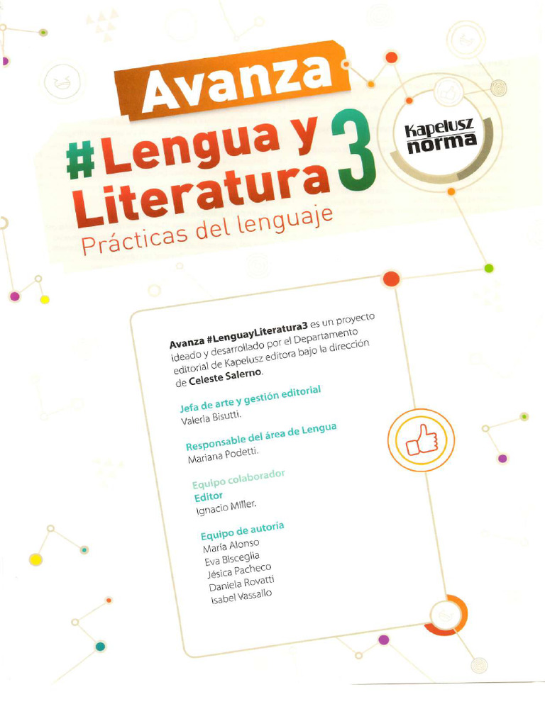 Lengua y Literatura 3 Avanza Kapelusz - PDF - Compressed | PDF