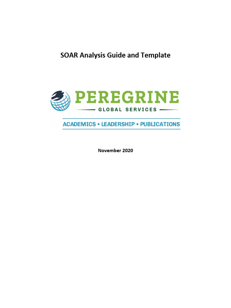 SOAR-Template | PDF | Goal | Strategic Planning