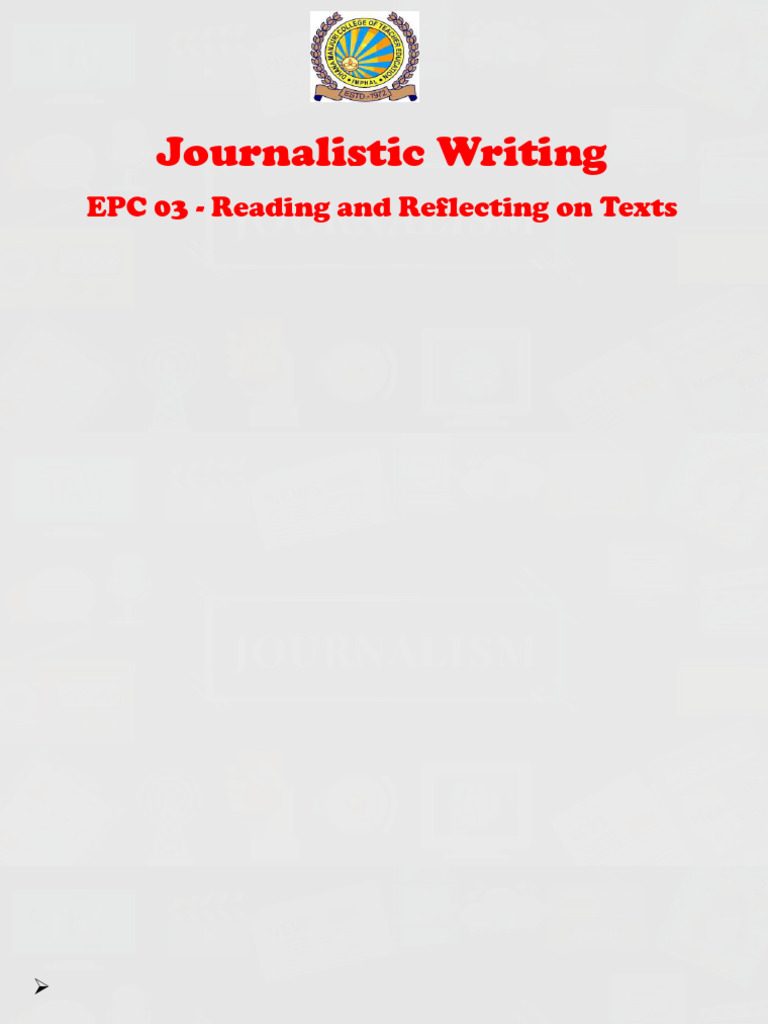 Journalistic Writing | PDF