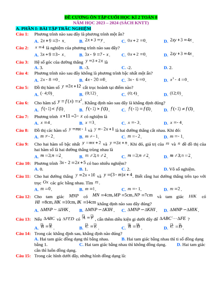 HK2-Toan-8-KNTT | PDF