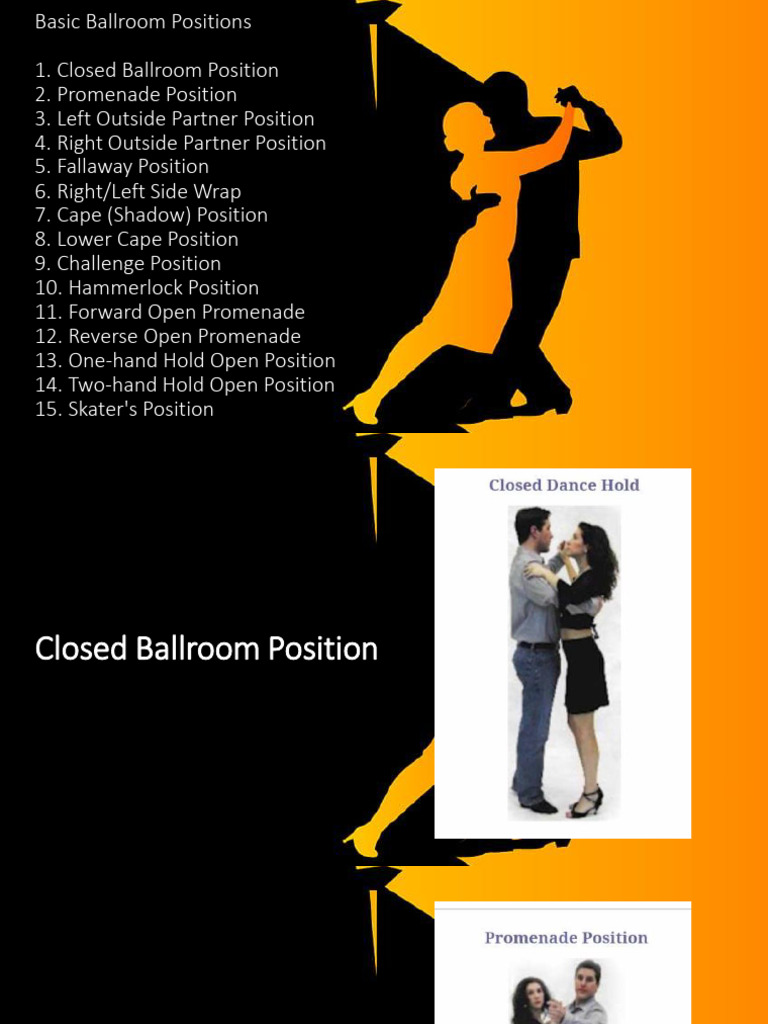 Basic Ballroom Position | PDF