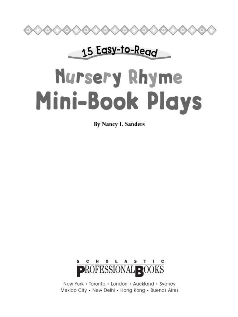 15 Easy To Read Nursery Rhymes | PDF