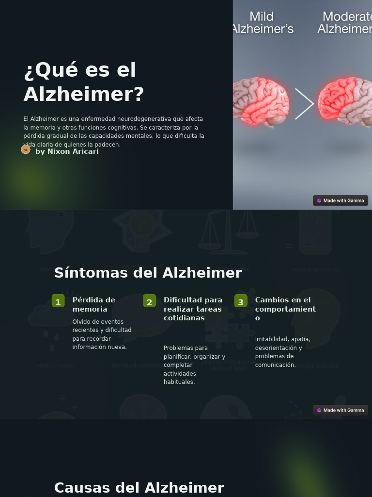 Guía Completa sobre el Alzheimer | PDF | Enfermedad de Alzheimer | Medicina CLINICA