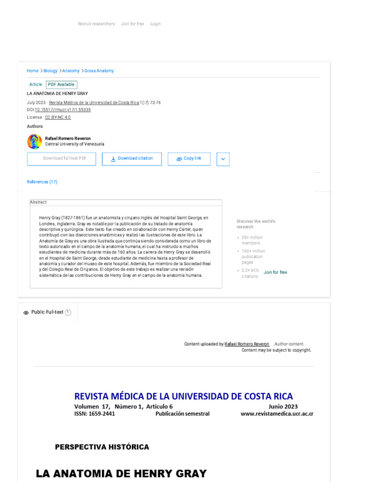 (PDF) La Anatomia de Henry Gray | PDF | Medicina