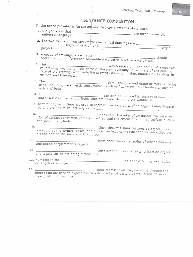 Chapter 4 Sentence Completions | PDF