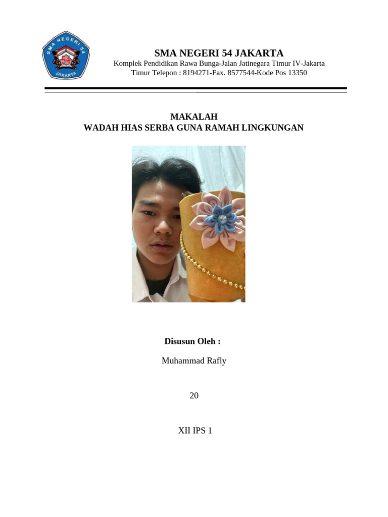 12S1 Laporan Muhammad Rafly | PDF