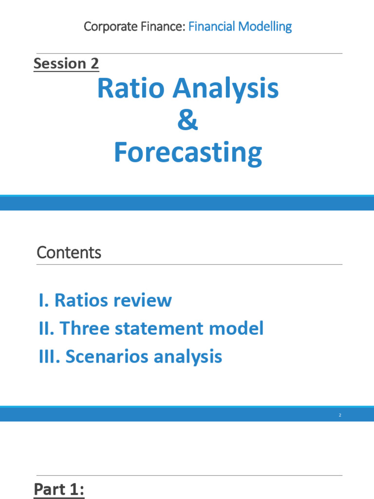 Financial Analysis Forecasting P2 | PDF
