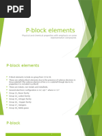 JEE Mains Guide to p-Block Elements | PDF
