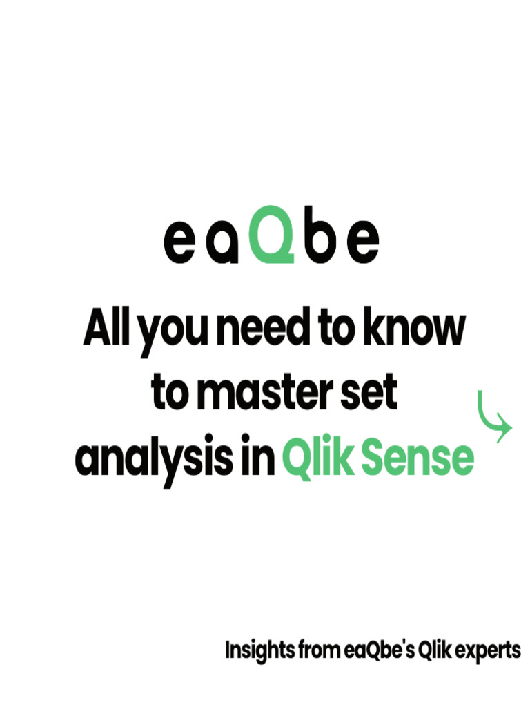 The Ultimate Set Analysis Cheat Sheet For Qlik Sense | PDF | Software ...