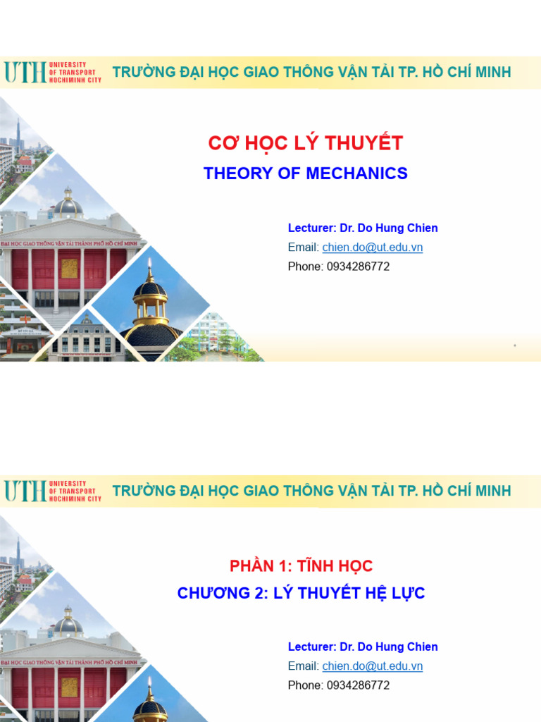 Chuong 2 - Co Hoc Ly Thuyet - Thu Gon He Luc Can Bang | PDF