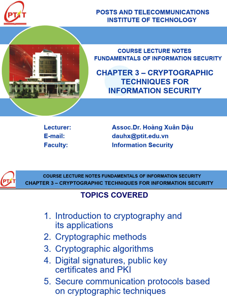 DH-INT1472-CLC-Chapter 3 - Cryptographic Techniques For Information Security | PDF ...