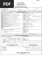 Form 6 Application For Leave - Updated 2025 | PDF | Sick Leave | Social ...