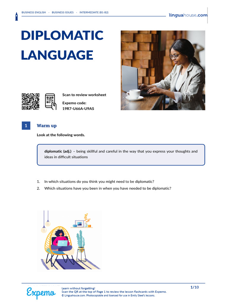 Mastering Diplomatic Language Skills | PDF | Adjective | English Language