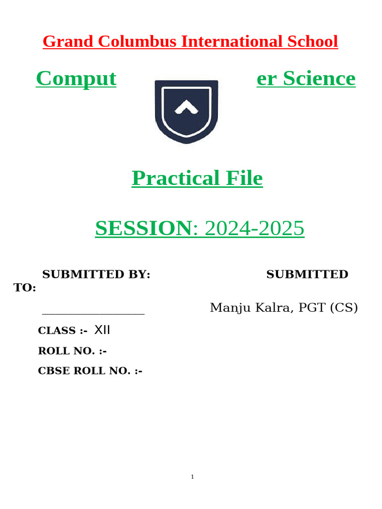 CS PRACTICAL FILE | PDF | Queue (Abstract Data Type) | Computing CS PRACTICAL FILE | PDF | Queue (Abstract Data Type) | Computing