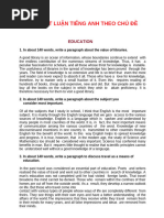 Examples of Short English Paragraphs | PDF | Zoo | Test (Assessment)