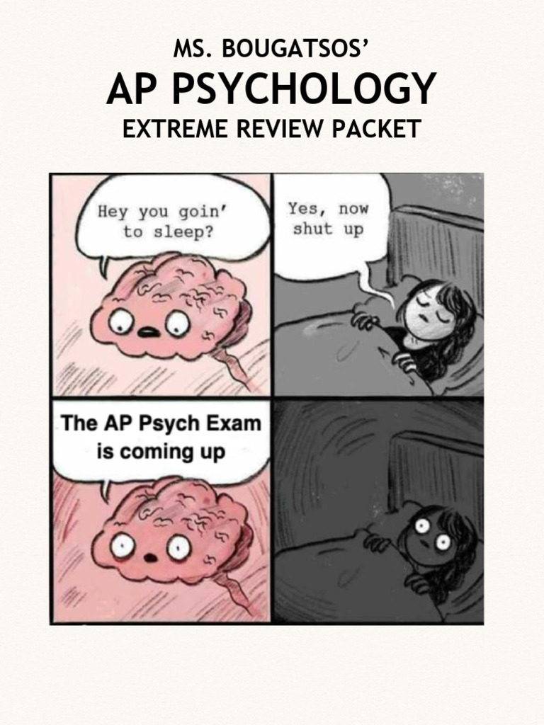 AP Psychology Vocabulary Review Guide | PDF | Nervous System | Perception