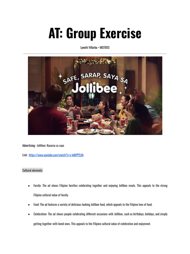 AT - Group Exercise | PDF