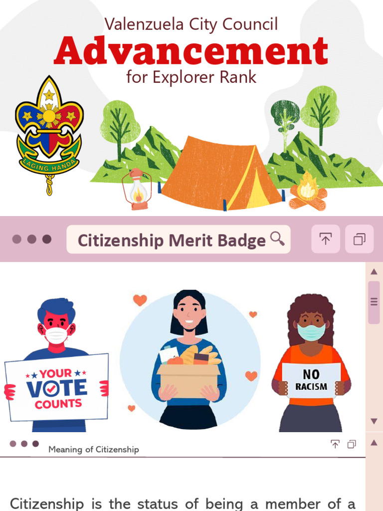 Citizenship Merit Badge | PDF | Citizenship | Justice