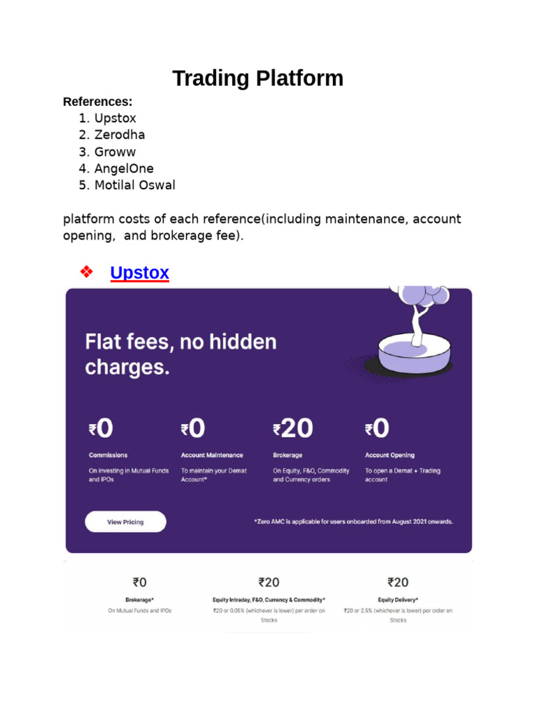 Trading Platform Documentation | PDF