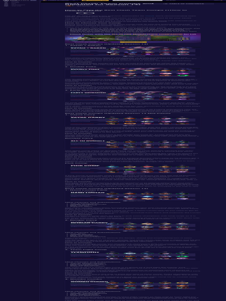 Clash Team Comps & Counters | PDF