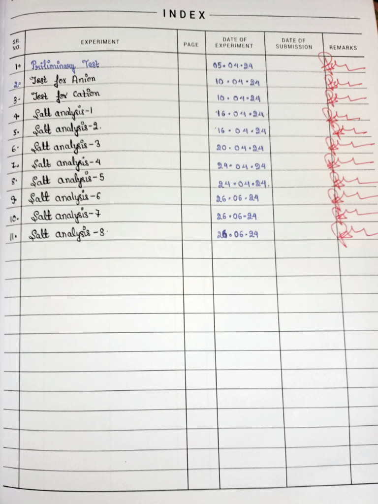 chemistry record notebookpdf-1 | PDF | Chemistry | Chemical Substances