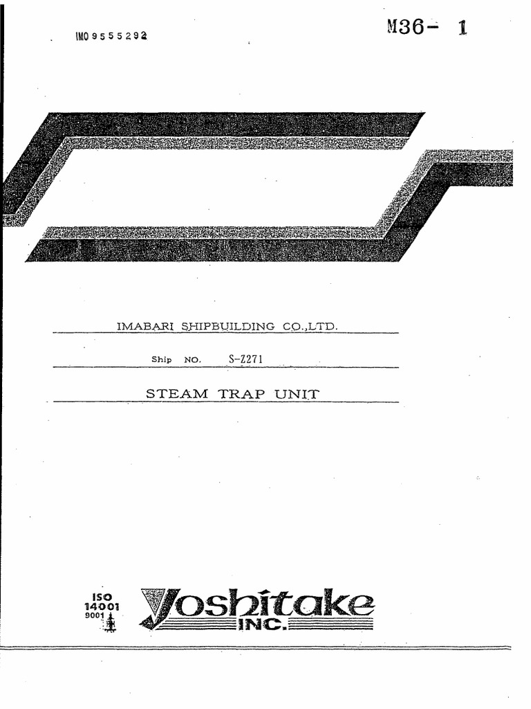 M36-1 Steam Trap Unit FINAL DRAWING | PDF | Valve | Pipe (Fluid Conveyance)