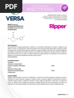 Ficha Técnica Serenade ASO Bayer (México) | PDF