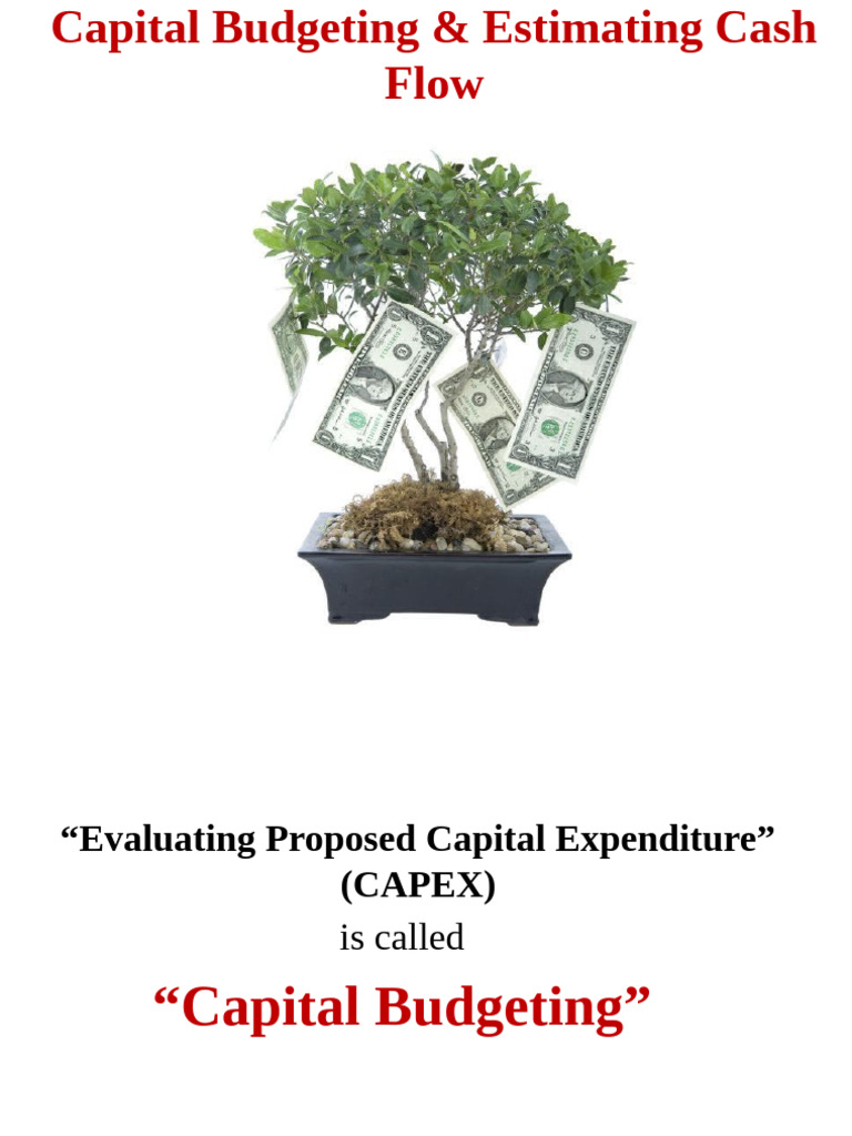 Cap Budgeting-Cash Flows | PDF | Depreciation | Book Value