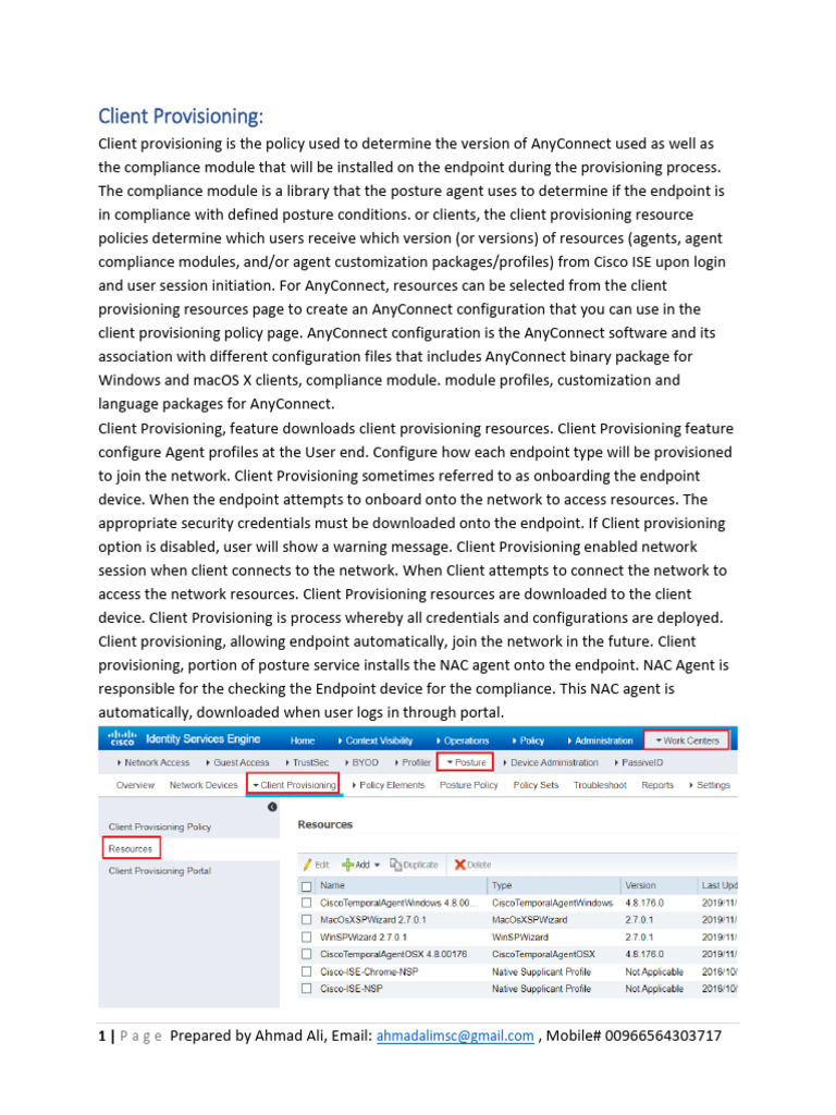 107-Client+Provisioning | PDF
