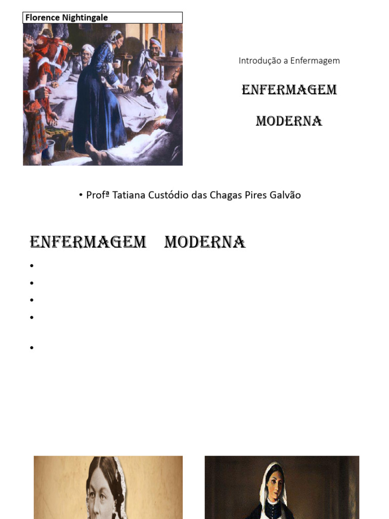 3 Aula - Introducao A Enfermagem - Florence | PDF | Florence Nightingale | Enfermagem