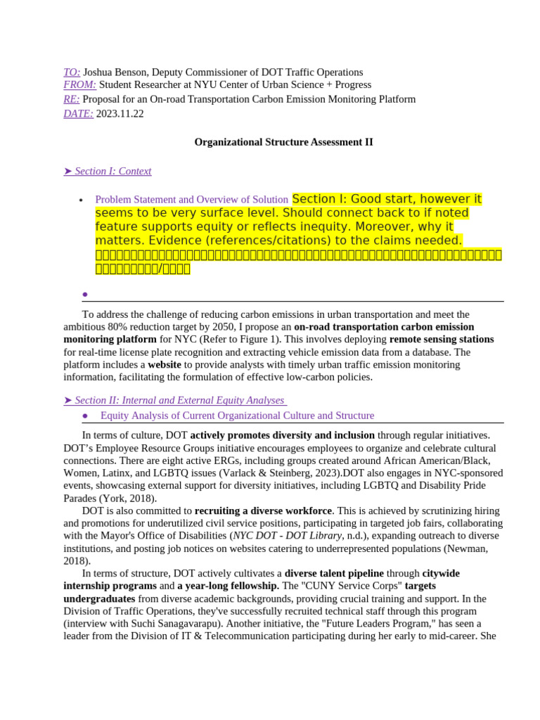 Organizational Structure Assessment II | PDF | Leadership | Evaluation