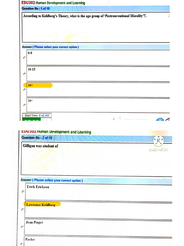 EDU 302 Live Paper File Solved | PDF