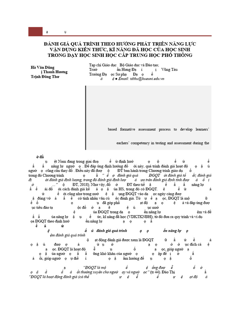 TRNH NG TH V Cs | PDF