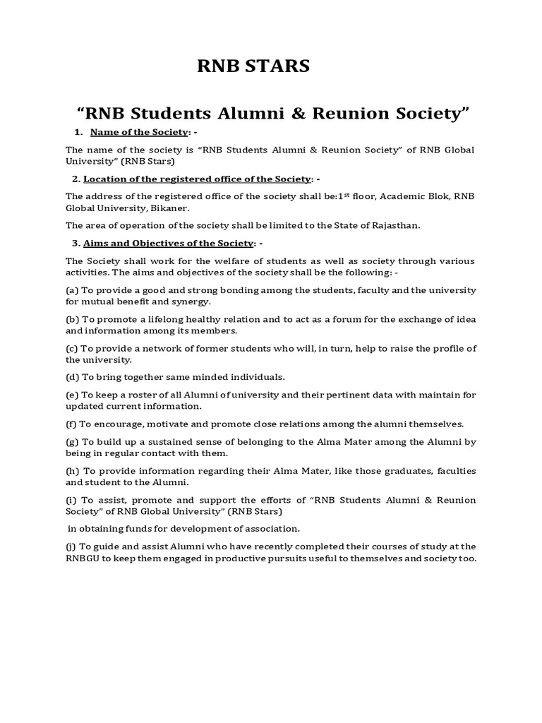 RNB STARS | PDF | University