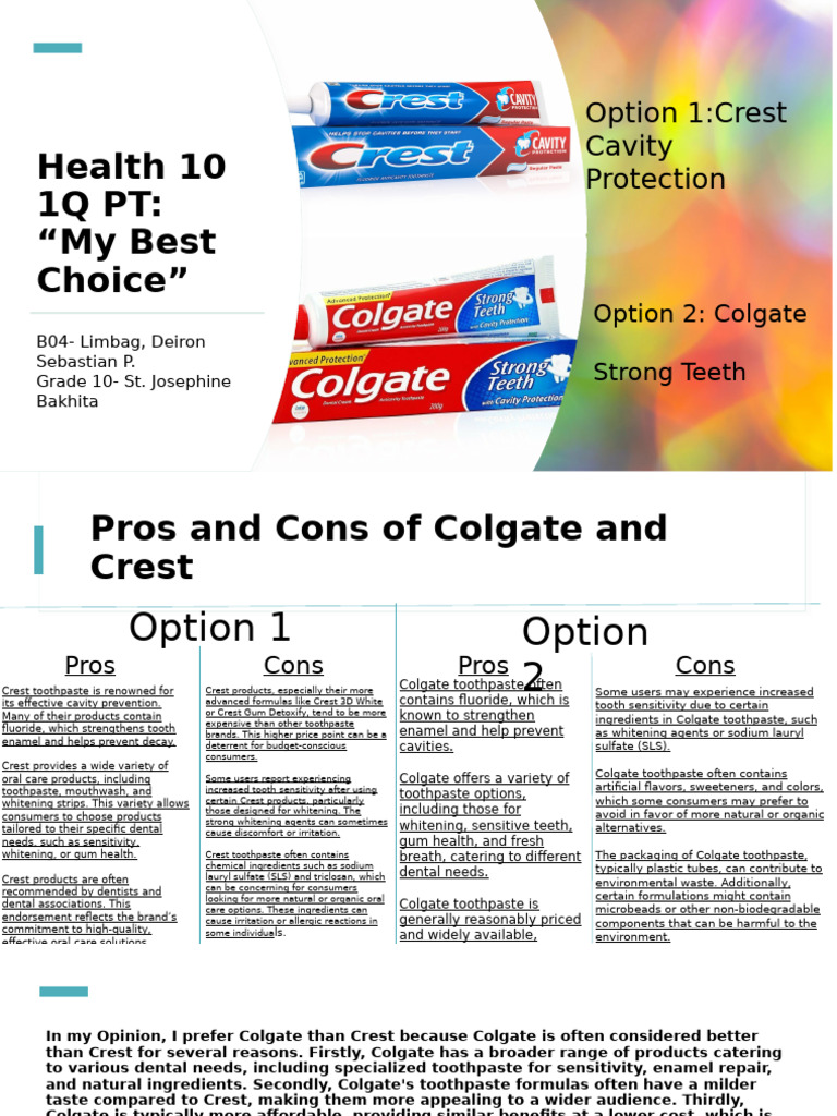 My Best Choice Health PT1 | PDF | Dentistry | Mouth