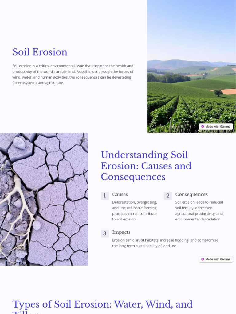 Soil Erosion | PDF | Soil | Erosion