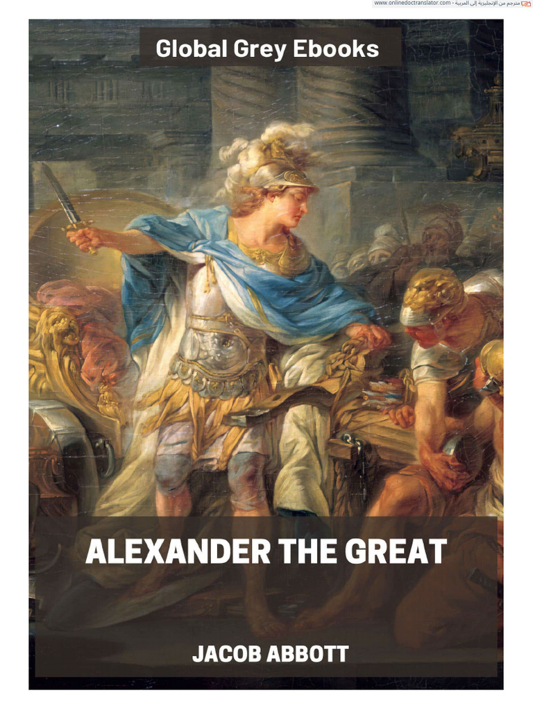 Jacob Abbott Alexander The Great - En.ar | PDF