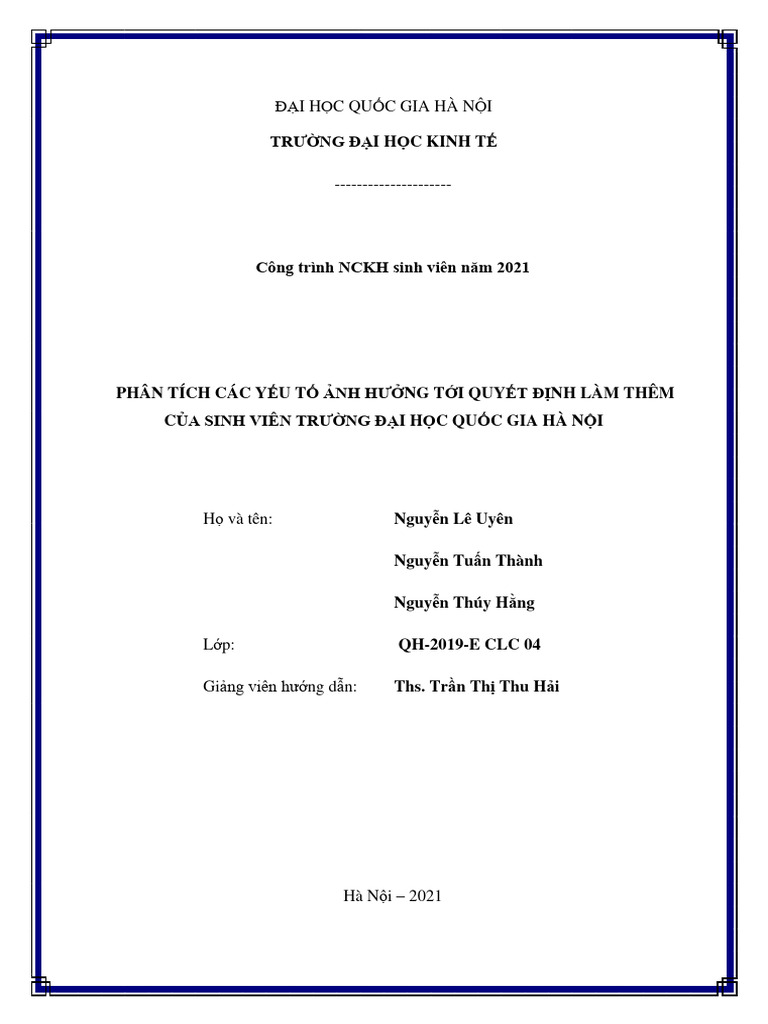 Phan Tich Cac Yu T NH HNG Ti Quyt | PDF