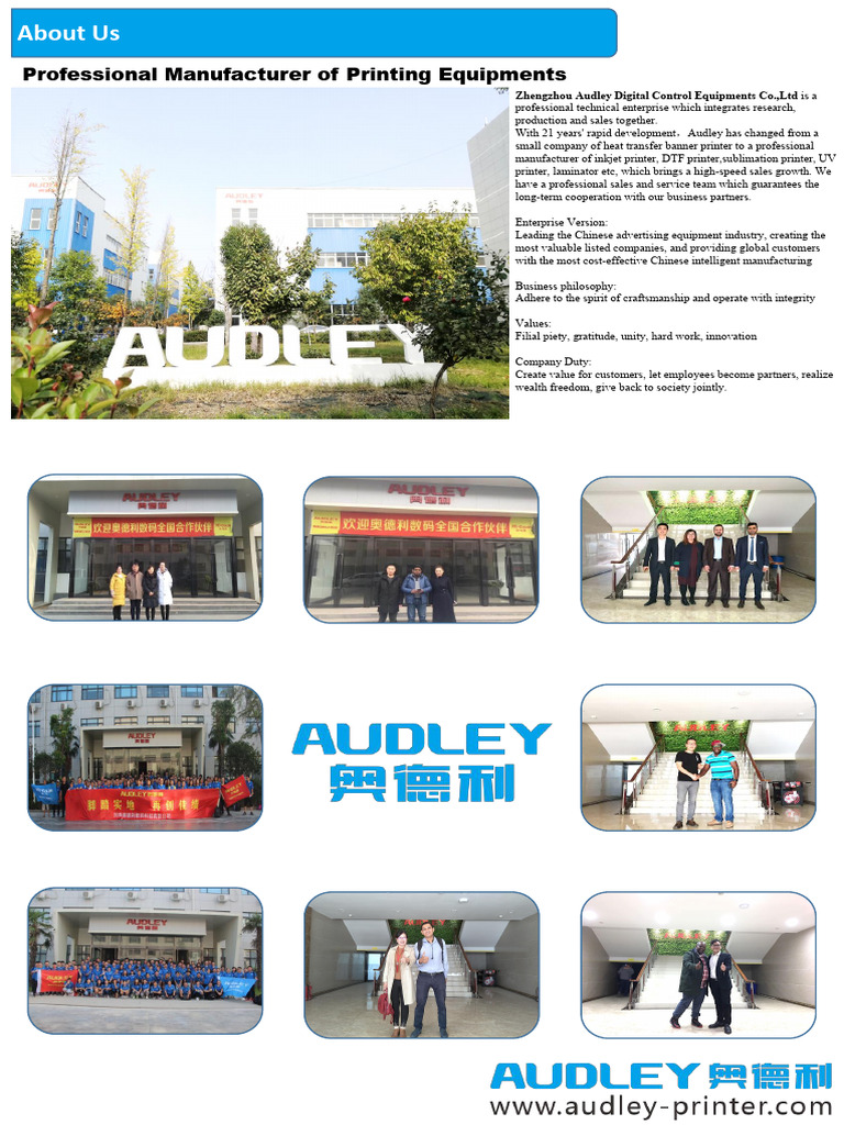 Audley UV printer | PDF | Printer (Computing) | Ink