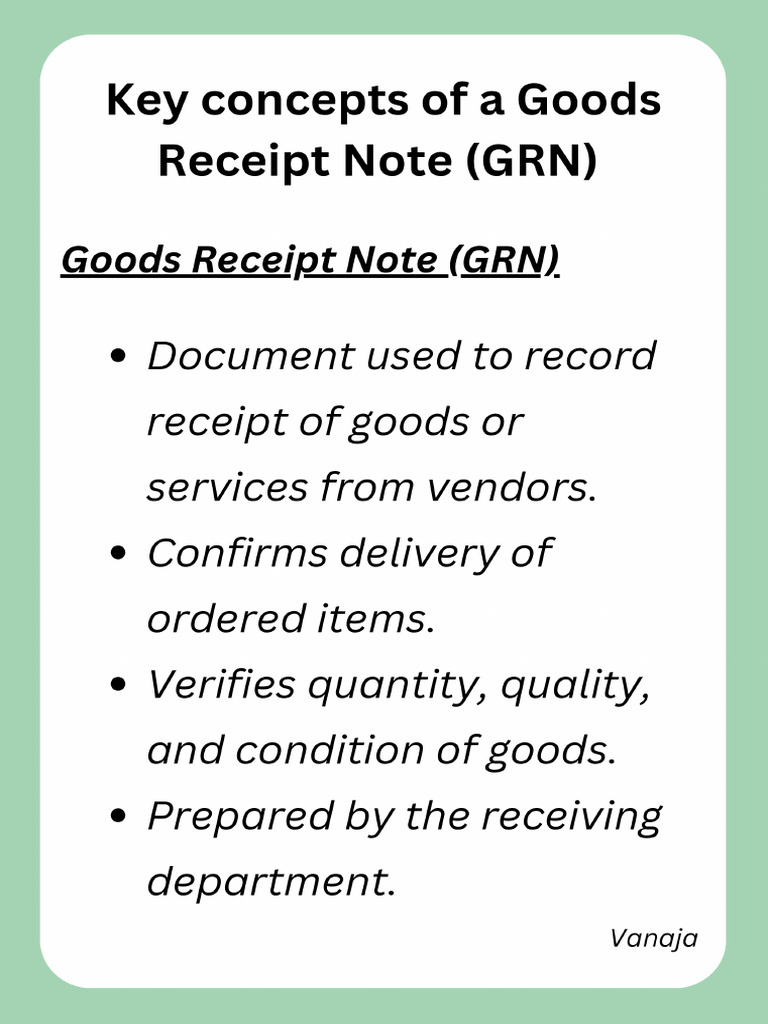GRN | PDF