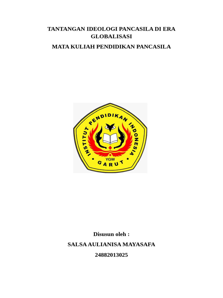 Pendidikan pancasila_Salsa Aulia | PDF