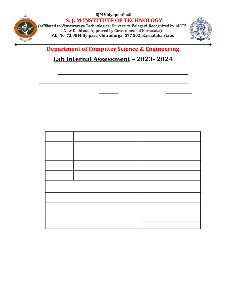 MC lab IA Front page | PDF