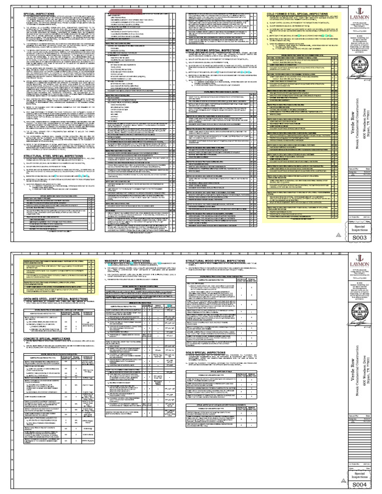 CFMF Special Inspections | PDF