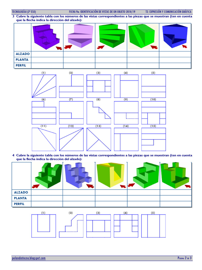 Identificación de Vistas Técnicas | PDF